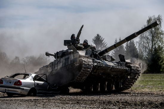 Ukrainian Army T64bm Tank Participates Strong Editorial Stock Photo ...