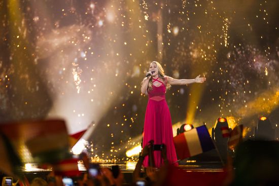 Anja Denmark Performs Her Song Where Editorial Stock Photo - Stock ...