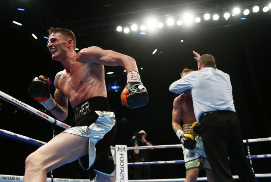Josh Leather Celebrates Win Over Phillip Editorial Stock Photo - Stock ...