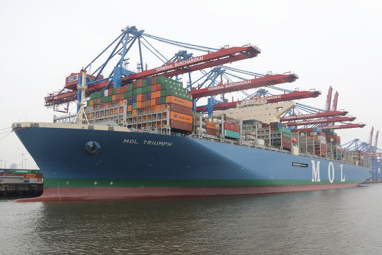 Container Ship Mol Triumph Mitsui Osk Editorial Stock Photo - Stock ...