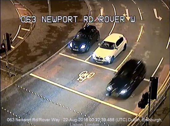 Cctv Screen Grab Showing Bmw Driven Editorial Stock Photo - Stock Image ...
