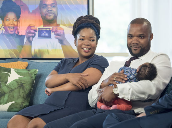 Aarron Stewart Ibiba Mudada Baby Aziza Editorial Stock Photo - Stock ...
