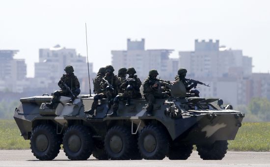 Belarussian Apc Army Special Troops Drive Editorial Stock Photo - Stock ...