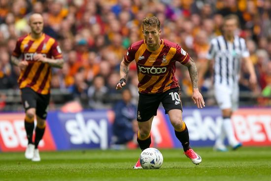 Bradford City Forward Billy Clarke 10 Editorial Stock Photo - Stock ...