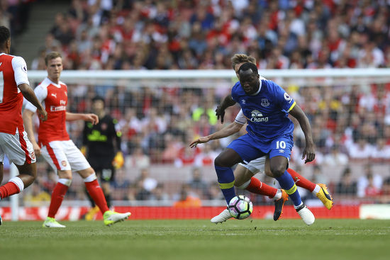 Romelu Lukaku Everton Action Editorial Stock Photo - Stock Image ...