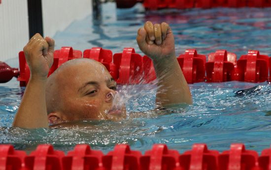 Britains Gareth Duke Celebrates Mens Breaststroke Editorial Stock Photo ...