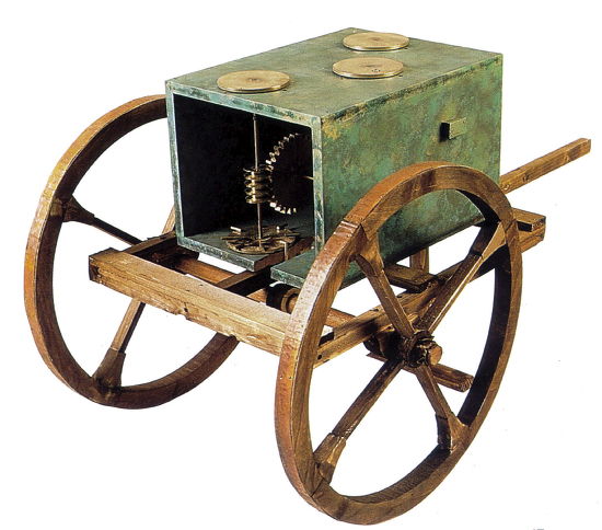 Herons Odometer Ancient Greek Device Measuring Editorial Stock Photo ...