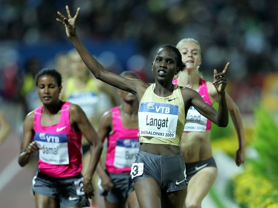 Nancy Jebet Langat Kenya Crosses Finish Editorial Stock Photo - Stock Image | Shutterstock