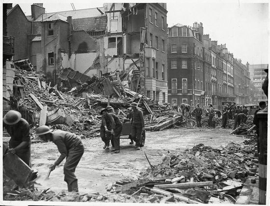 Blitz World War Ii Britain Air Editorial Stock Photo - Stock Image ...