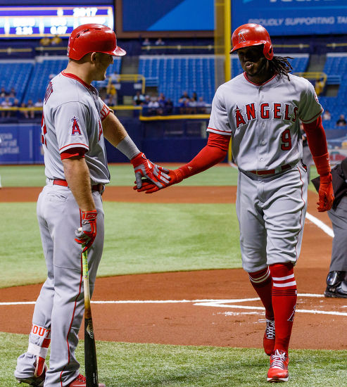 Los Angeles Angels Left Fielder Cameron Editorial Stock Photo - Stock ...