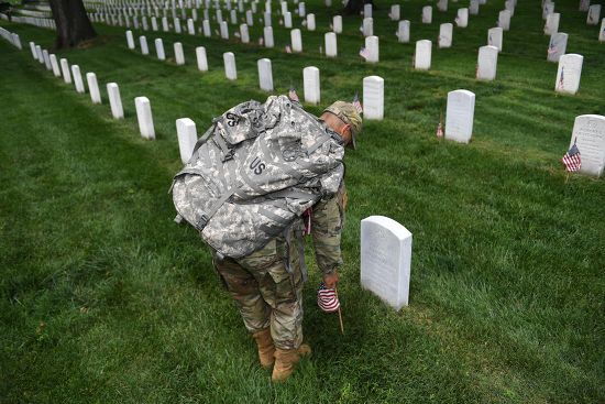 Soldier 3rd Us Infantry Regiment Places Editorial Stock Photo - Stock ...