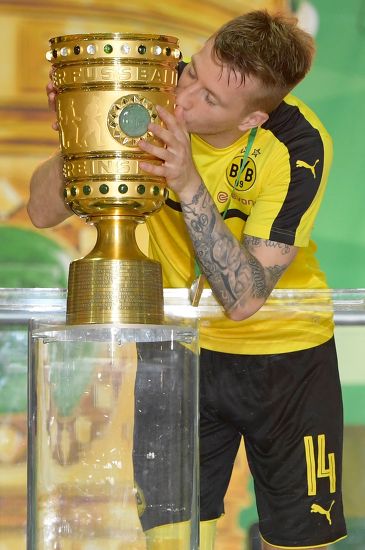 Dortmunds Marco Reus Kisses Cup After Editorial Stock Photo - Stock ...