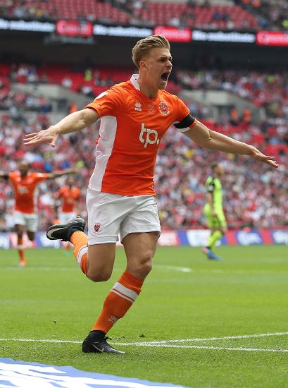 Brad Potts Blackpool Celebrates Scoring Opening Editorial Stock Photo ...