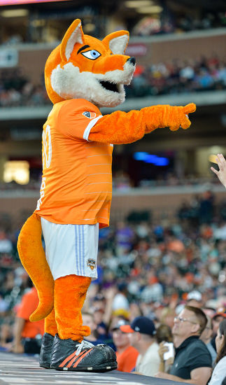 Houston Dynamo Mascot Diesel Pumps Crowd Editorial Stock Photo - Stock ...