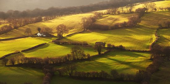 Spring Light Black Mountains Brecon Beacons Editorial Stock Photo ...