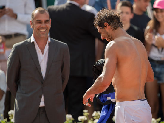Rafael Nadal Laughs Cedric Pioline After Editorial Stock Photo - Stock ...