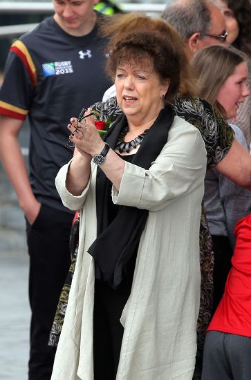 Lorraine Barrett Thanks Those Attending After Editorial Stock Photo ...