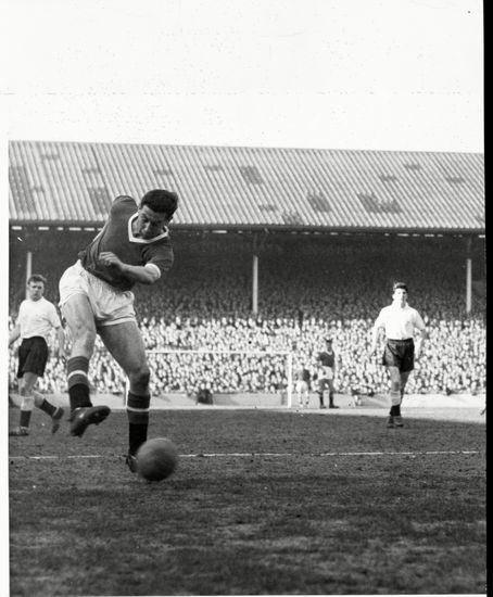 Footballer Fred Goodwin Pictured Action Manchester Editorial Stock ...