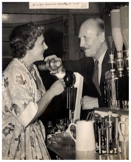 Fanny Cradock 19091994 Husband Johnnie Cradock Editorial Stock Photo ...