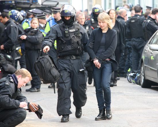 Police Raid Squat Shoreditch Editorial Stock Photo - Stock Image ...