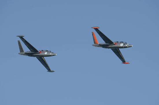 Old Fouga Magister Fighters Finnish Airforce Editorial Stock Photo ...