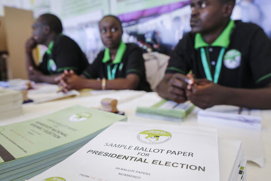 Book Sample Ballot Papers Seen Mock Editorial Stock Photo - Stock Image ...