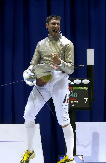 Germanys Max Hartung Celebrates After Defeating Editorial Stock Photo ...