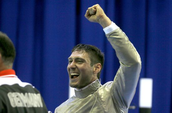 Germanys Max Hartung Celebrates After Defeating Editorial Stock Photo ...