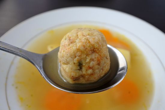 One Matzah Ball Ashkenazi Jewish Soup Editorial Stock Photo - Stock ...