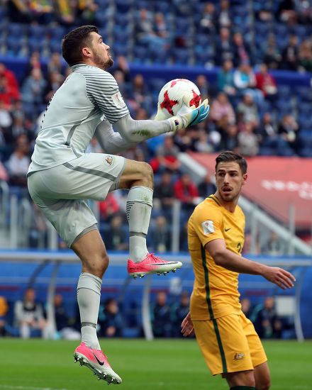 Goalkeeper Matthew Ryan Australia Action During Editorial Stock Photo ...