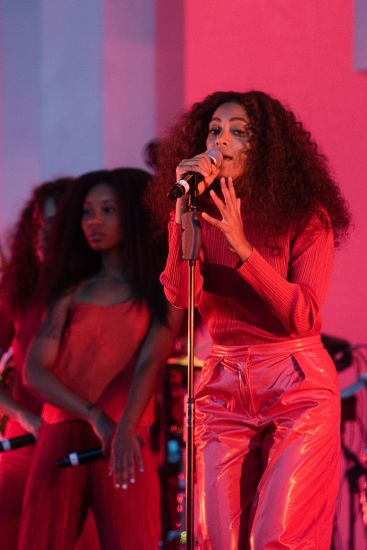 Solange Performing On West Holts Stage Editorial Stock Photo - Stock ...