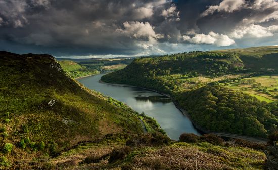 Evening Light Garreg Ddu Elan Valley Editorial Stock Photo - Stock ...