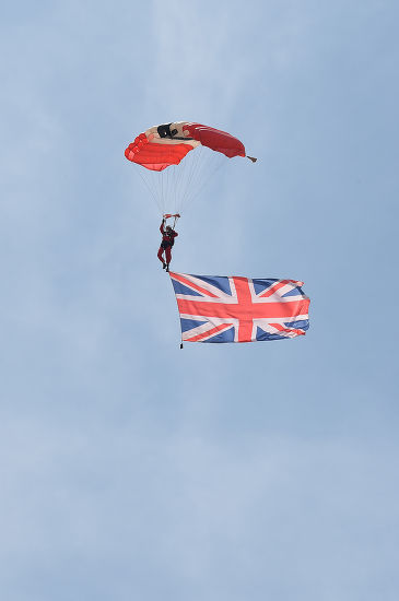 Prince Charles Watched Red Devils Para Editorial Stock Photo - Stock ...