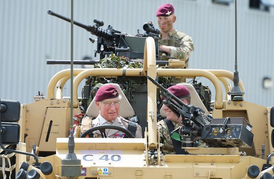 Prince Charles Driving Jackal Armoured Vehicle Editorial Stock Photo ...