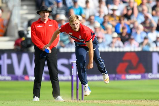 David Willey England Bowling During Natwest Editorial Stock Photo ...