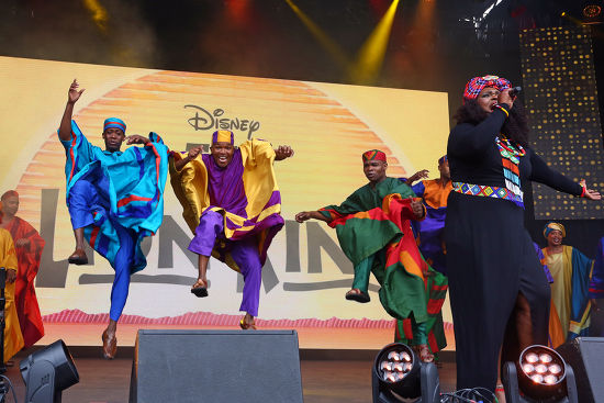 Cast Disneys Lion King Performing West Editorial Stock Photo - Stock ...