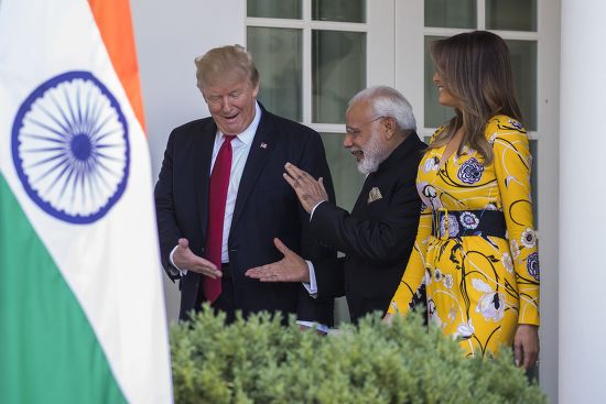 Donald Trump Melania Trump Narendra Modi Editorial Stock Photo - Stock ...