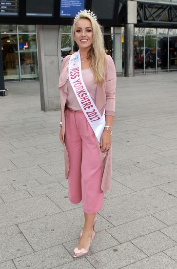 Jennifer Atkin Miss Yorkshire Age 24 Editorial Stock Photo - Stock ...