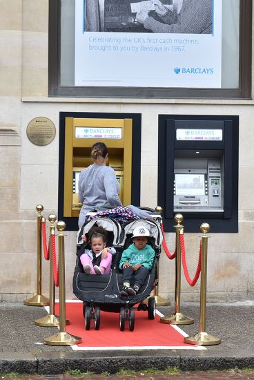 50th Anniversary Worlds First Atm Machine Editorial Stock Photo - Stock ...