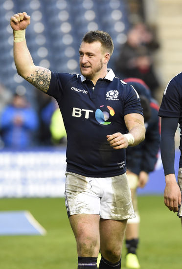 Stuart Hogg Celebrates During Lap Honour Editorial Stock Photo - Stock ...