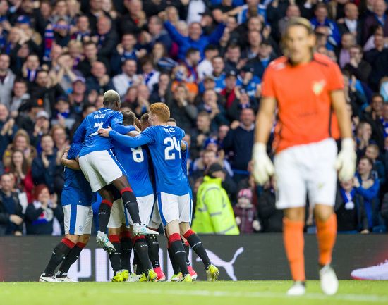 Kenny Miller Rangers Celebrates Teammates After Editorial Stock Photo ...