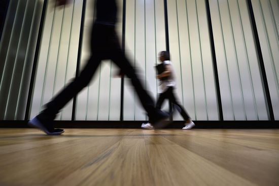 Employees Walk Through Corridor Uniqlo New Editorial Stock Photo ...