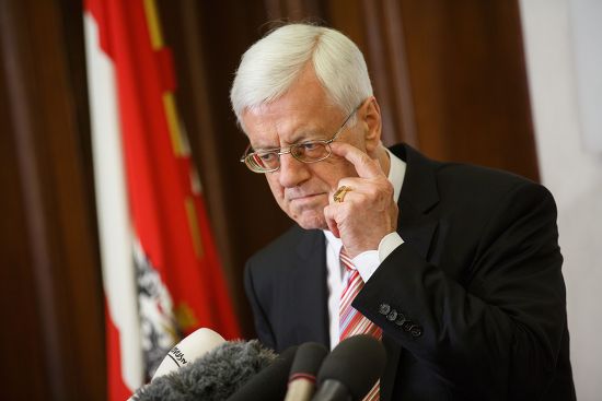 President Austrian Constitutional Court Vfgh Gerhart Editorial Stock ...