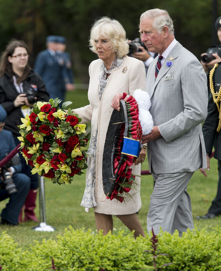 Camilla Duchess Cornwall Prince Charles Lay Editorial Stock Photo ...