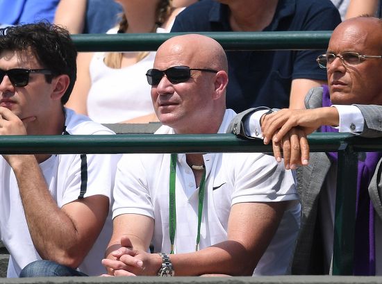Andre Agassi Who Coaches Novak Djokovic Editorial Stock Photo - Stock ...