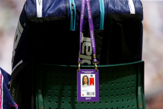 Accreditation Pass Heather Watson Editorial Stock Photo - Stock Image ...