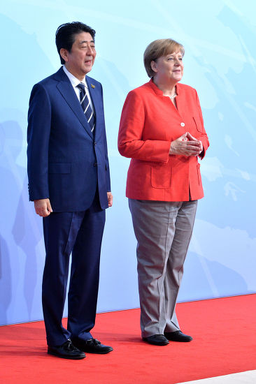Shinzo Abe Angela Merkel Editorial Stock Photo - Stock Image | Shutterstock