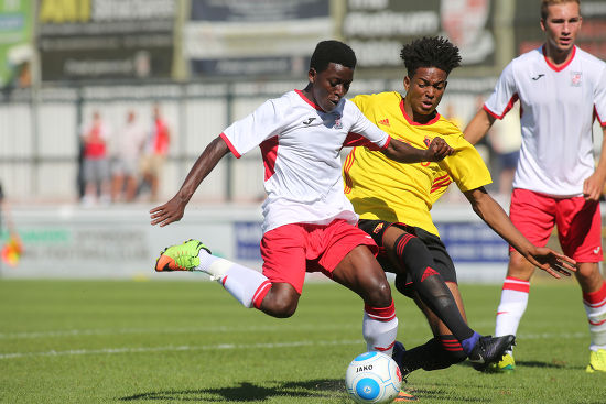 Ivan Nsimbi Woking Takes Shot Goal Editorial Stock Photo - Stock Image ...