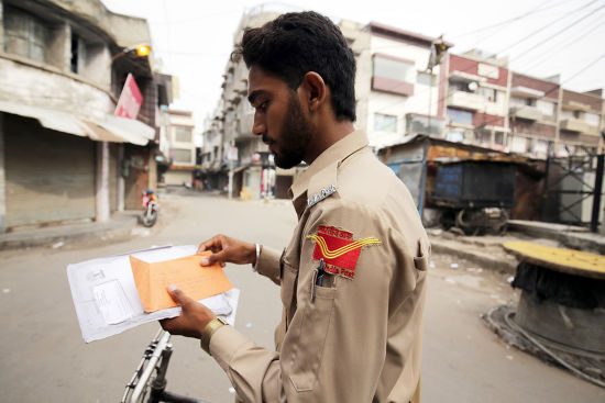 Indian Postal Services Badge Seen On Editorial Stock Photo - Stock ...