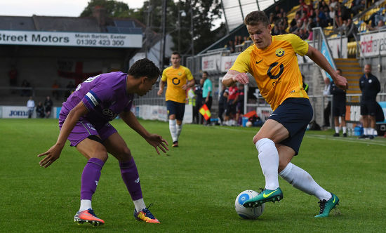 Yan Klukowski Torquay United Running Ashley Editorial Stock Photo ...